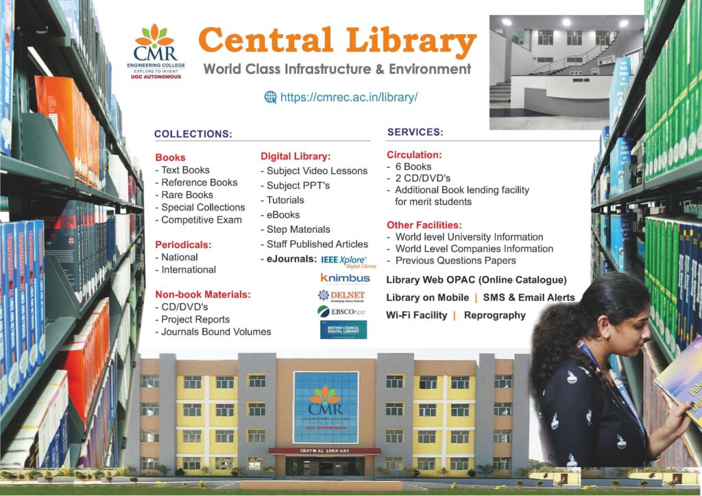 Collections & Services | CMR Engineering College , Hyderabad, Telangana ...